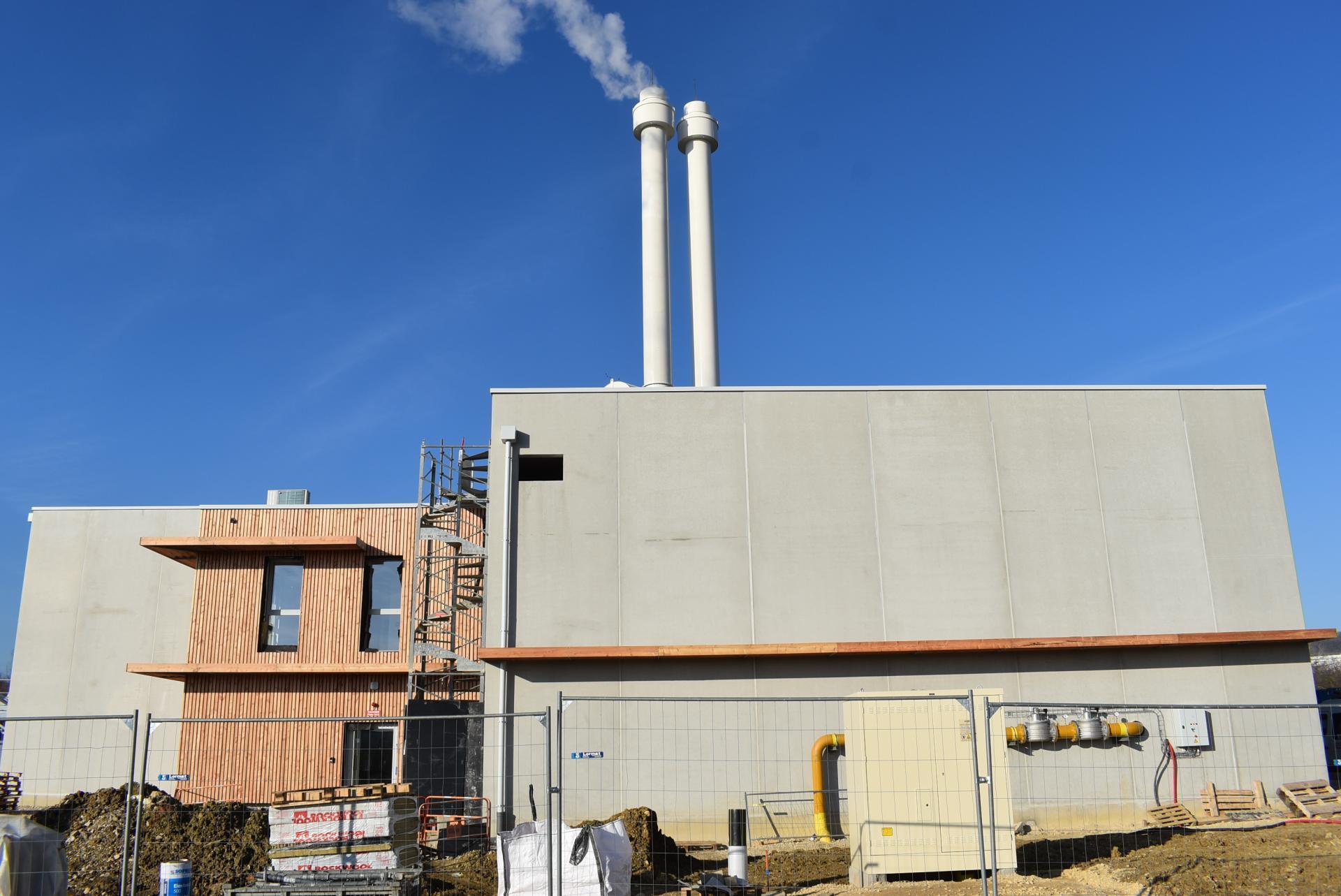 Etat actuel de la nouvelle chaufferie biomasse (plaine Flageul) 26 12 ...